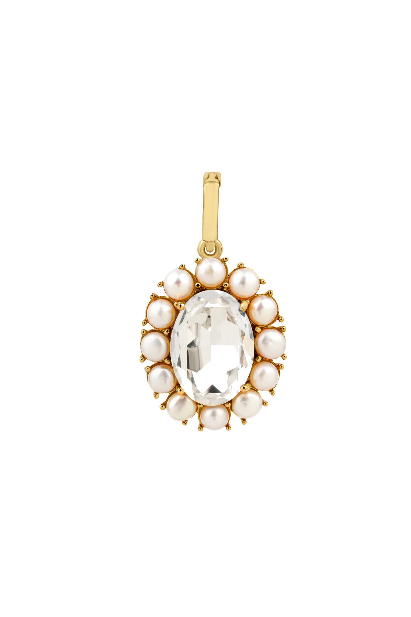 Petite Ninon Pompadour Oval Şeffaf Charm